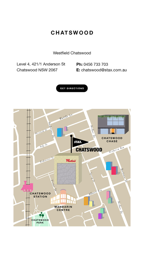 Store Locator | STAX. Australia