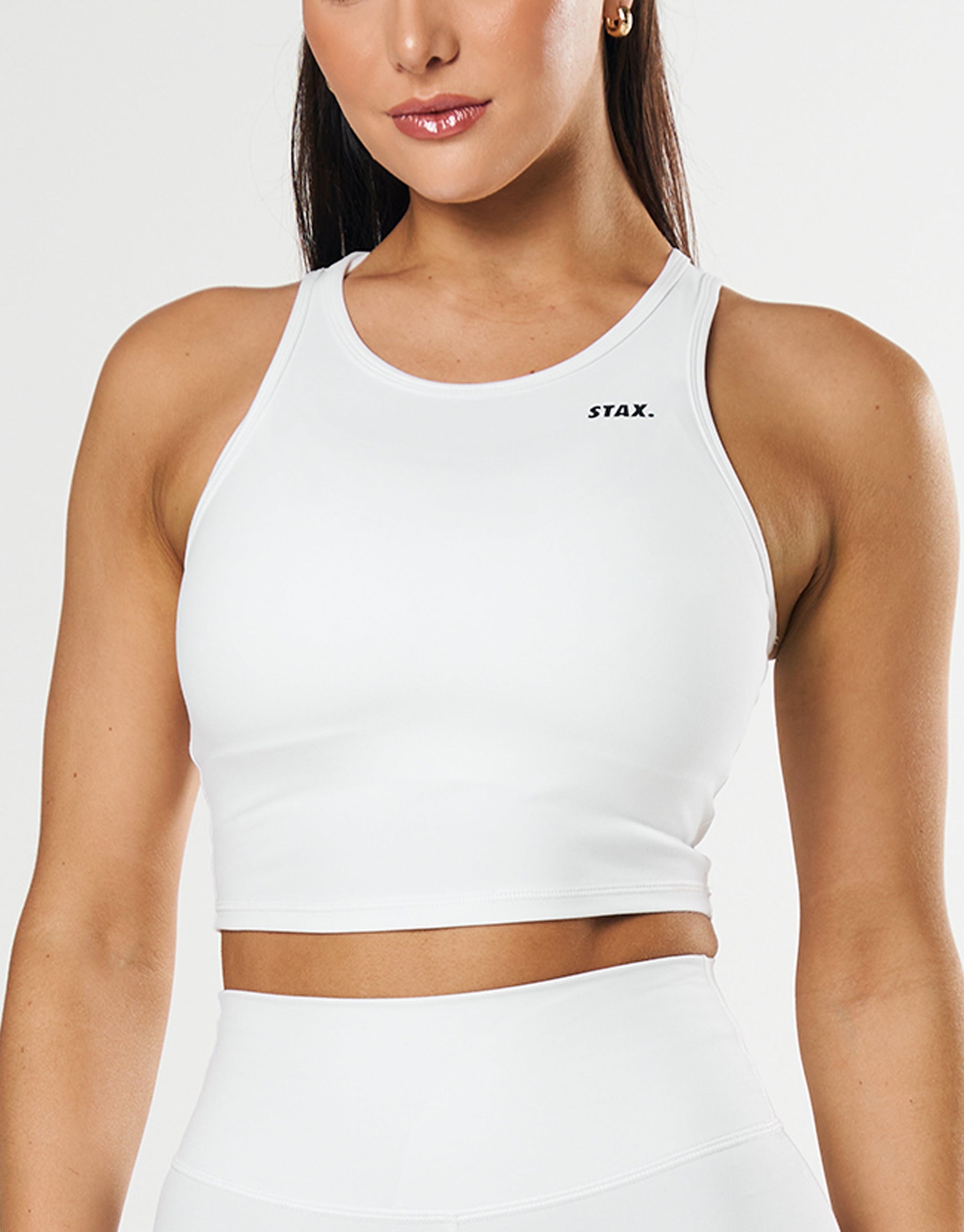 Cropped Tank NANDEX ™ - White – STAX.