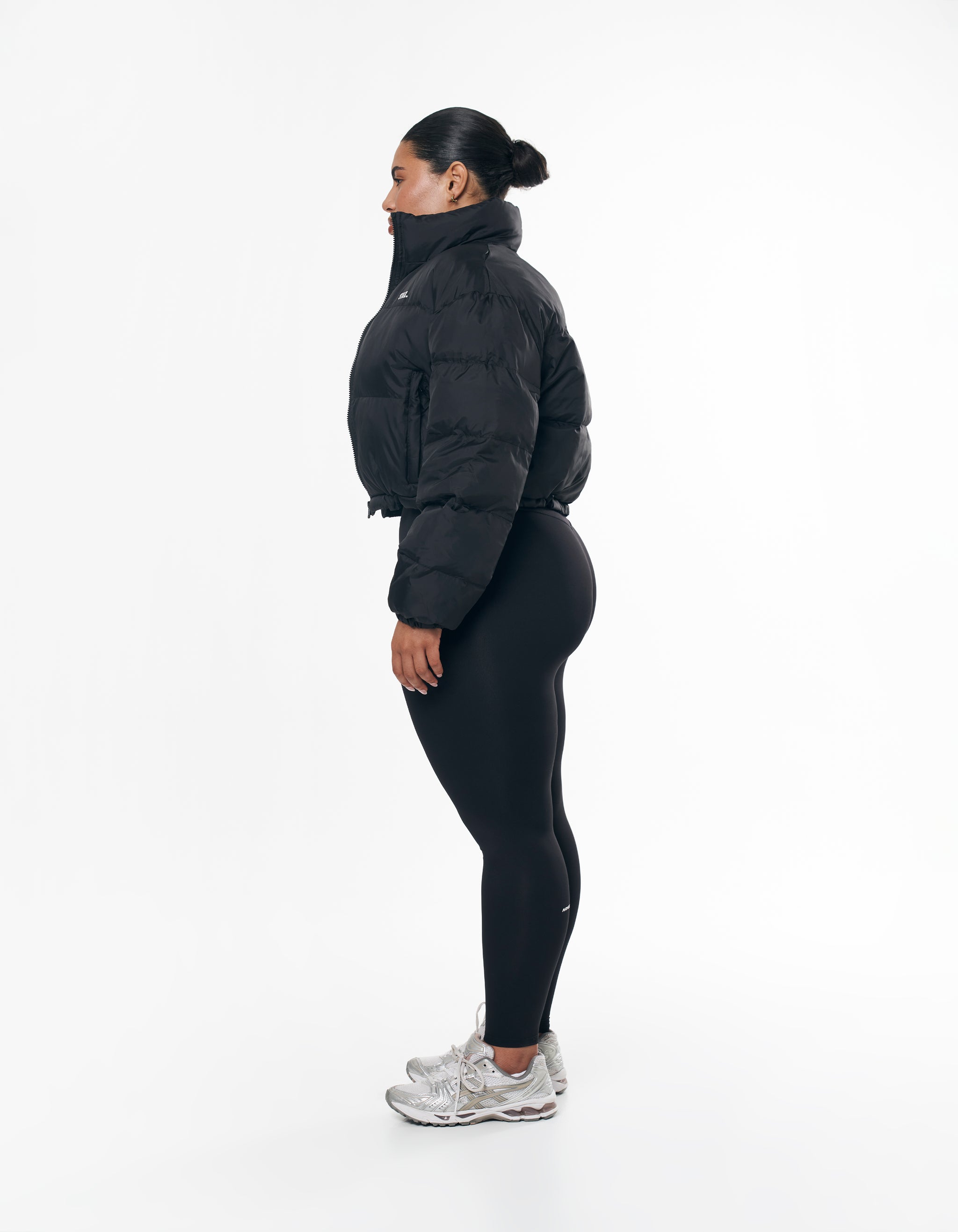 Cropped Puffer - Black – STAX.