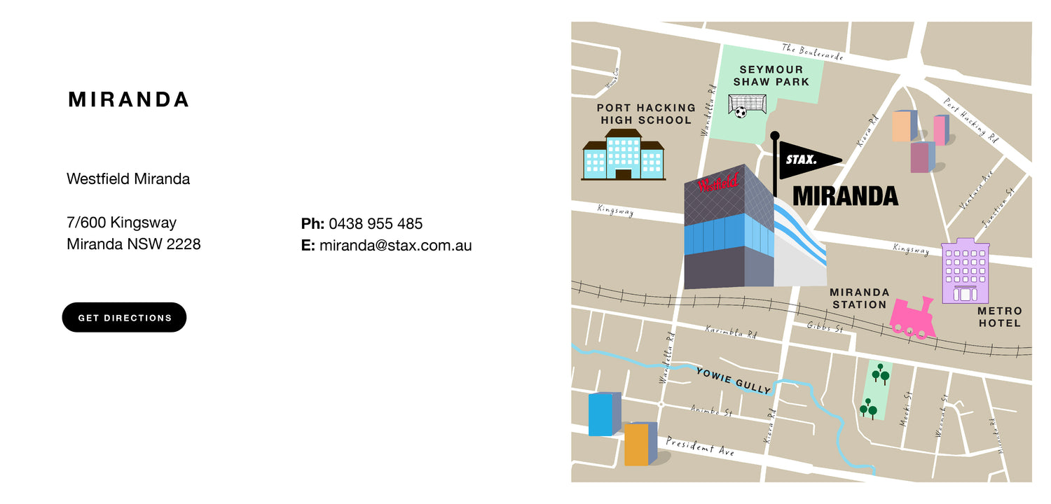 Store Locator | STAX. Australia